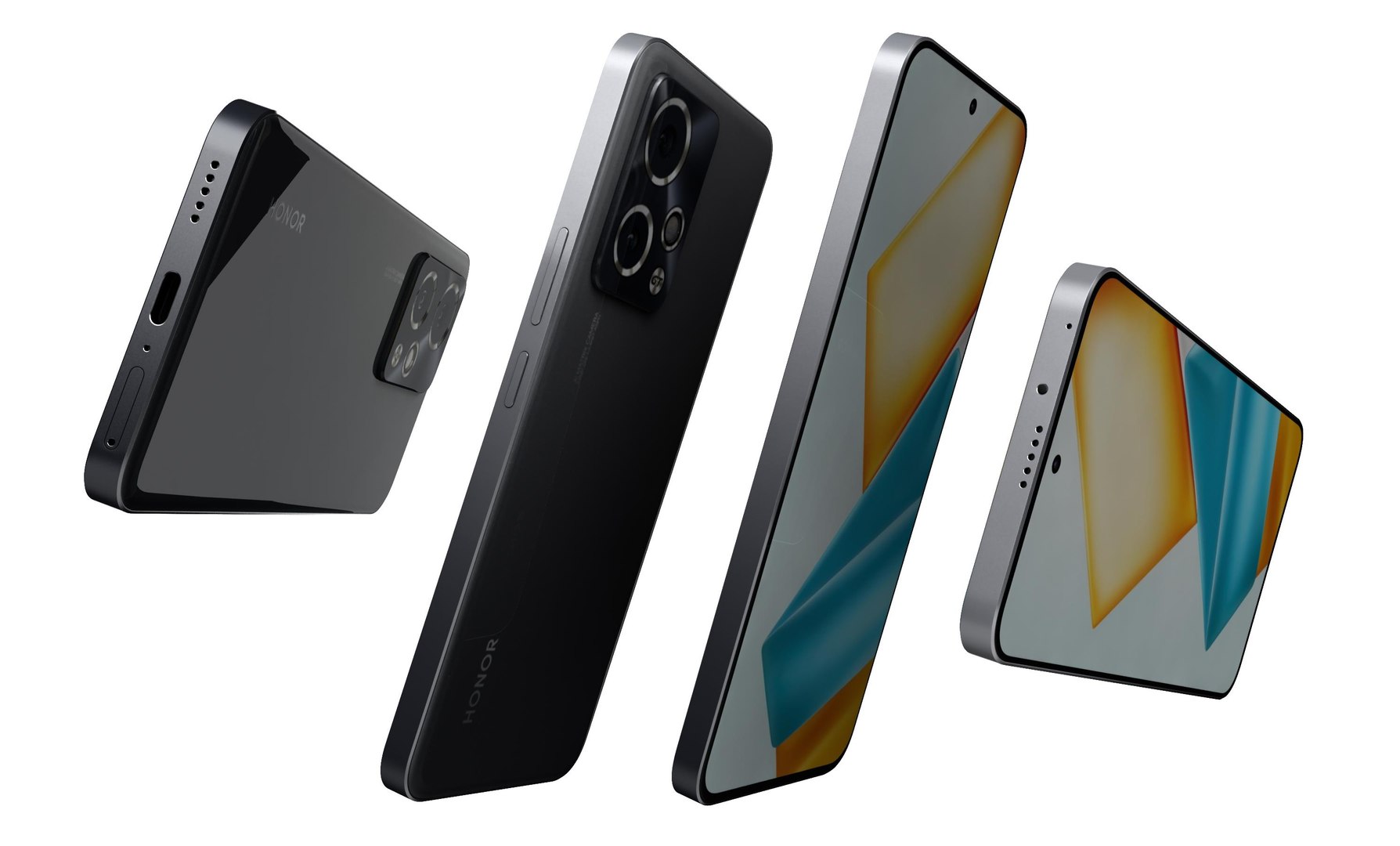 Honor 90 GT Black 3D Model - TurboSquid 2170636