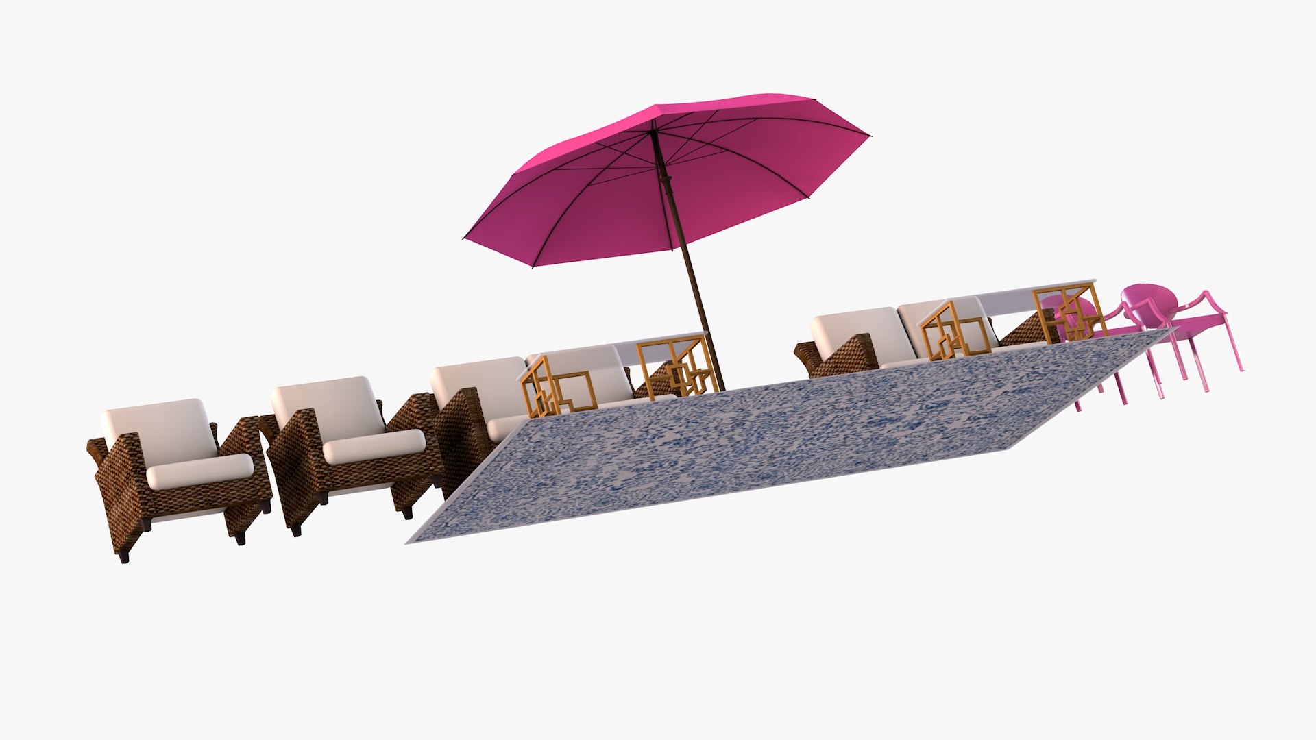 3D Model Patio Furniture - TurboSquid 2106541