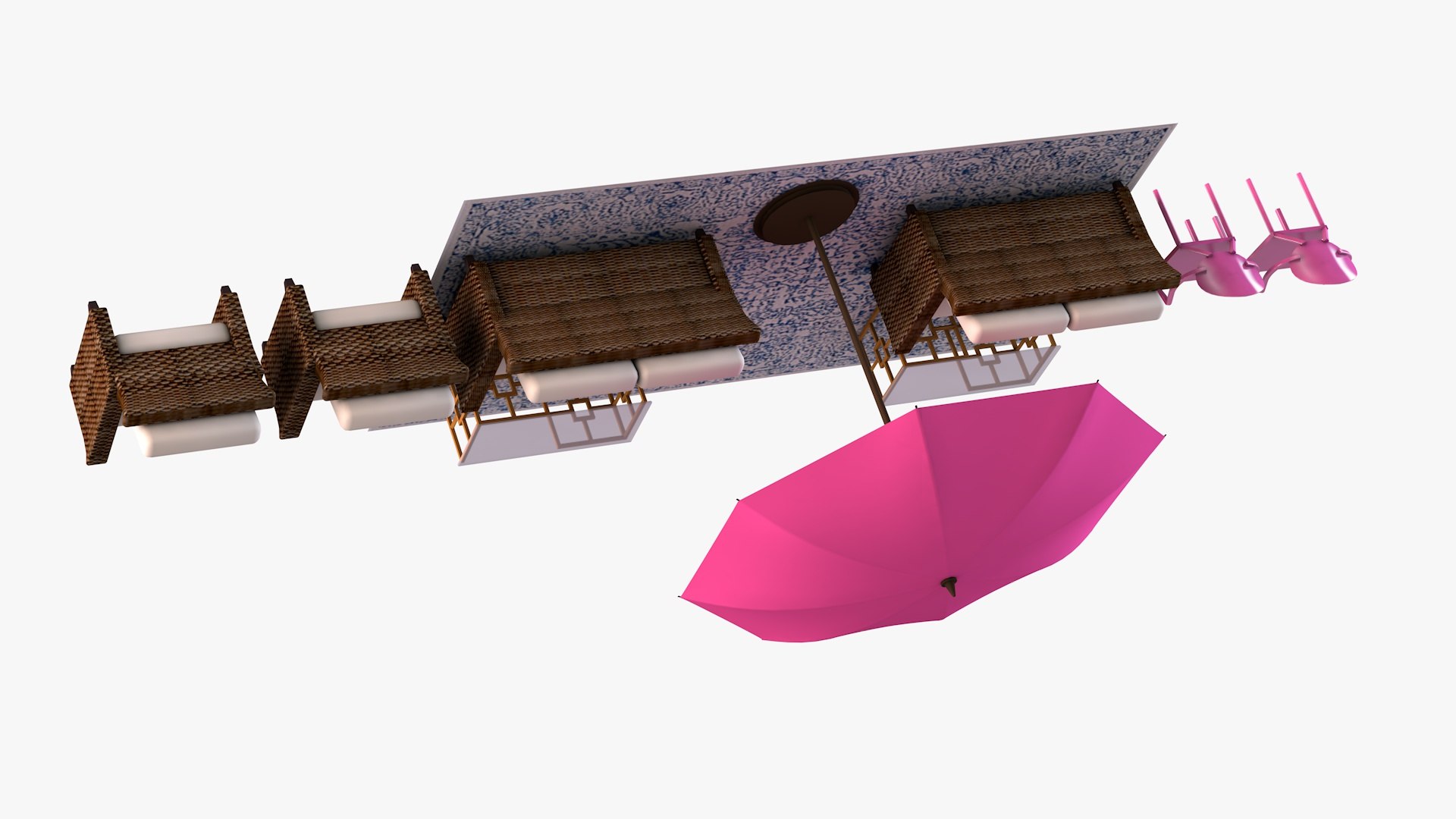 3D Model Patio Furniture - TurboSquid 2106541