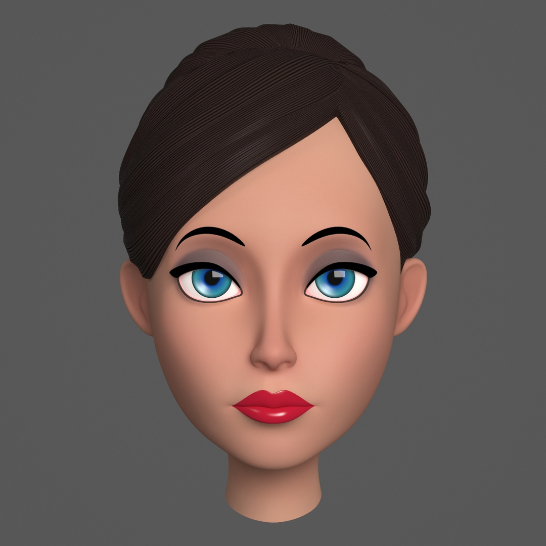 Max Cartoon Female Head