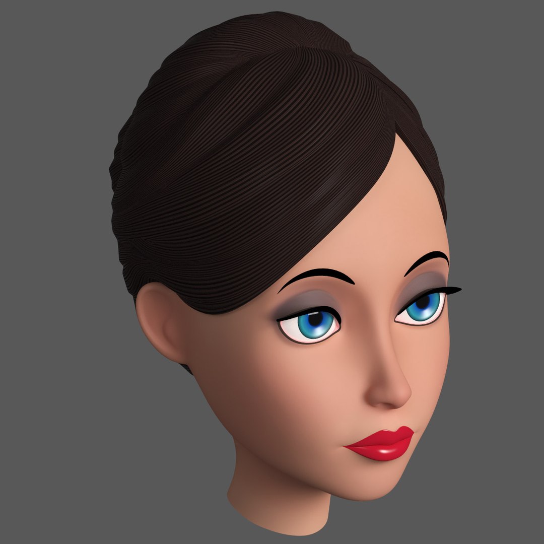 Max Cartoon Female Head