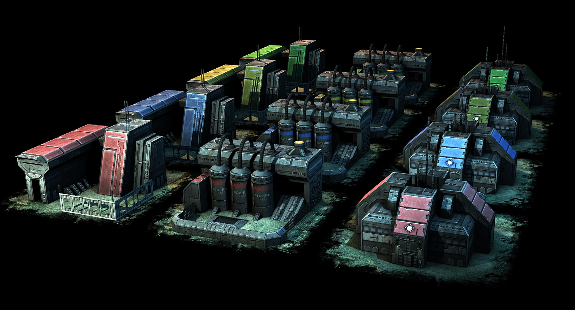 3ds Max Military Building