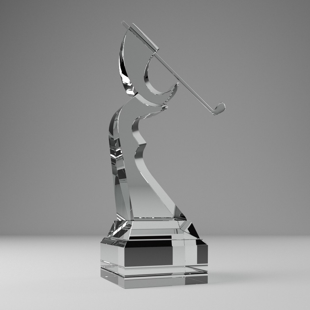 Free Golf Trophy 3d Model
