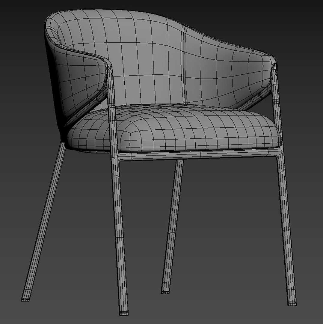 3D HAMMER Chair with armrests By Segis - TurboSquid 1900999
