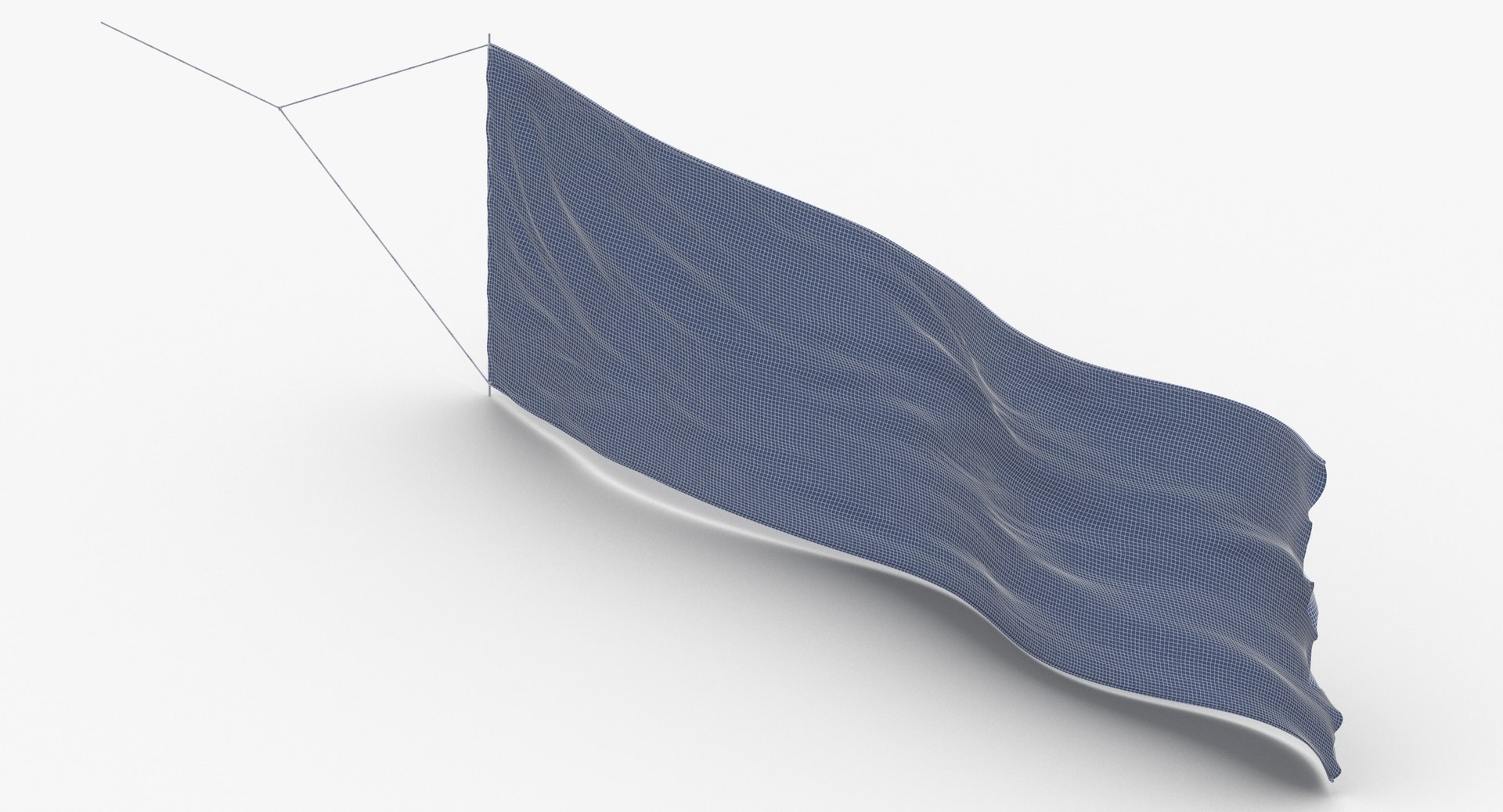 Banner Wind - Horizontal 3D Model - TurboSquid 1563648