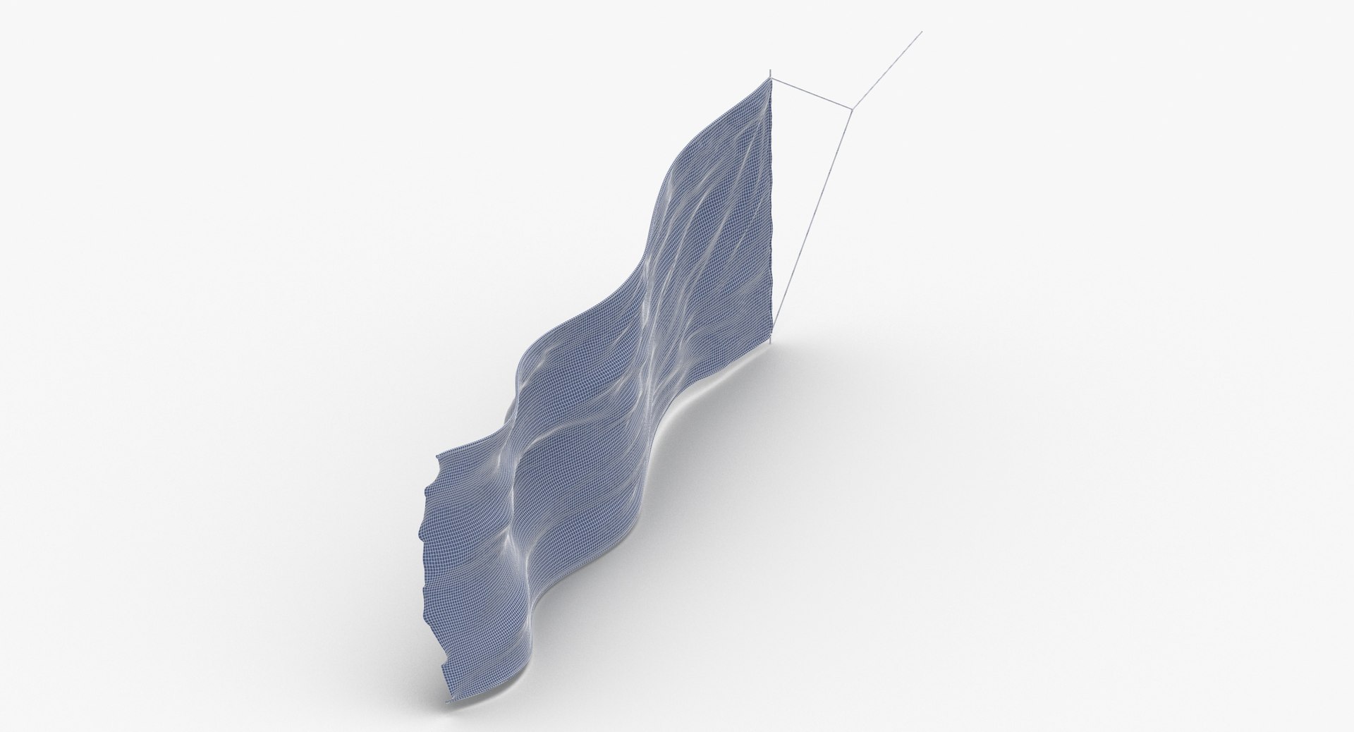 Banner Wind - Horizontal 3D Model - TurboSquid 1563648