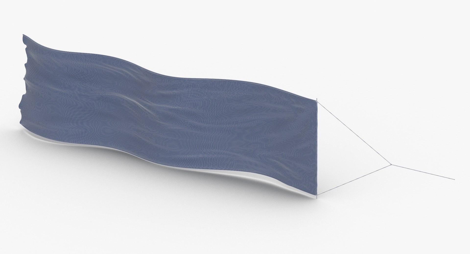 Banner Wind - Horizontal 3D Model - TurboSquid 1563648