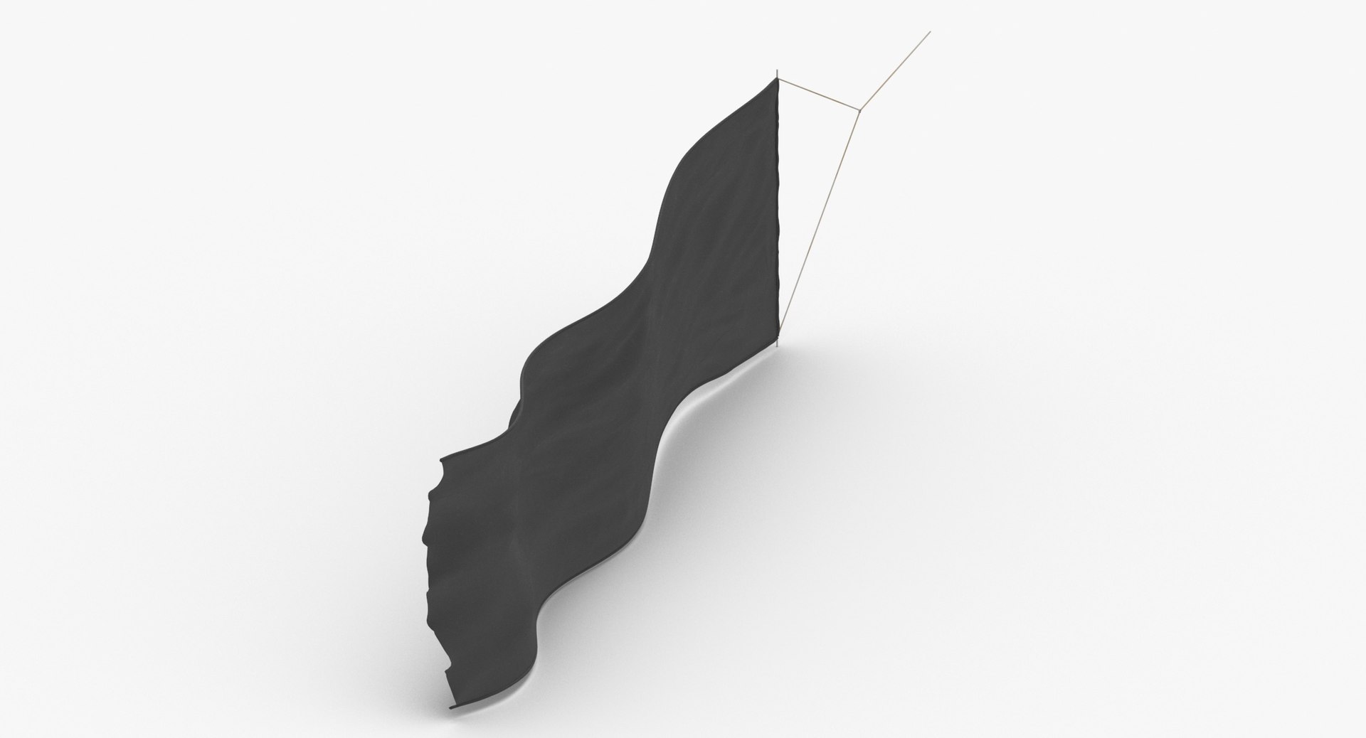 Banner Wind - Horizontal 3D Model - TurboSquid 1563648