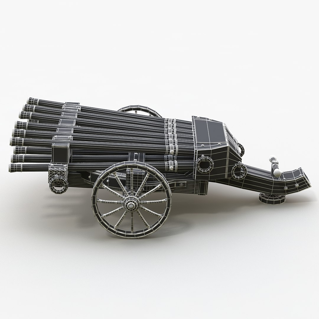 Cannons Medieval Projectiles 3d Max