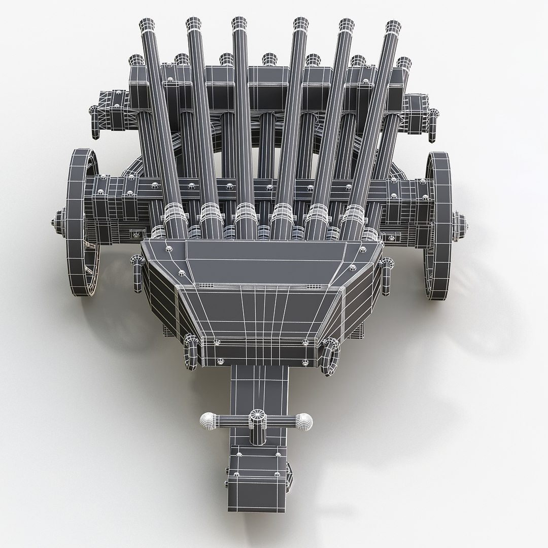 Cannons Medieval Projectiles 3d Max