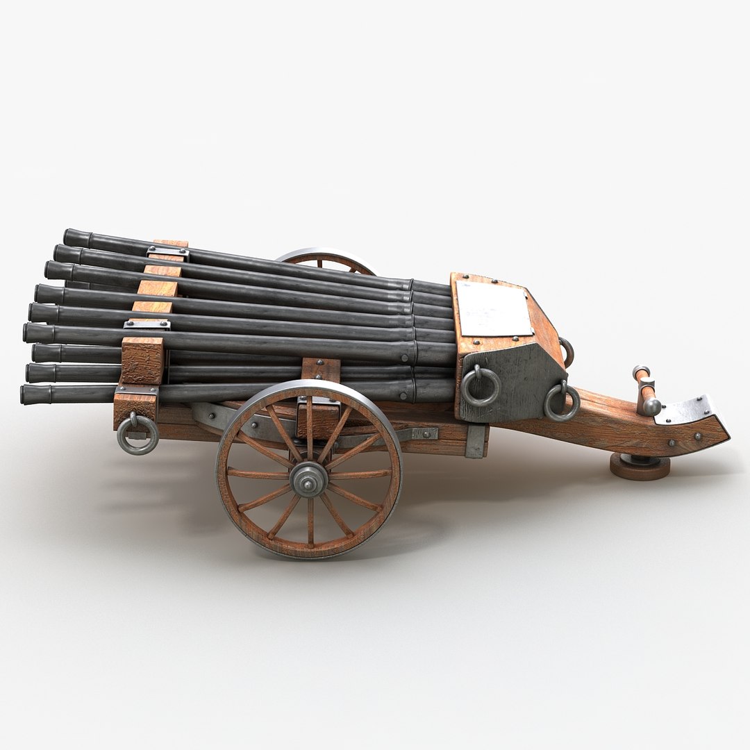 Cannons Medieval Projectiles 3d Max