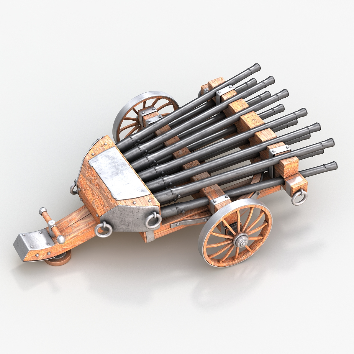 cannons medieval projectiles 3d max