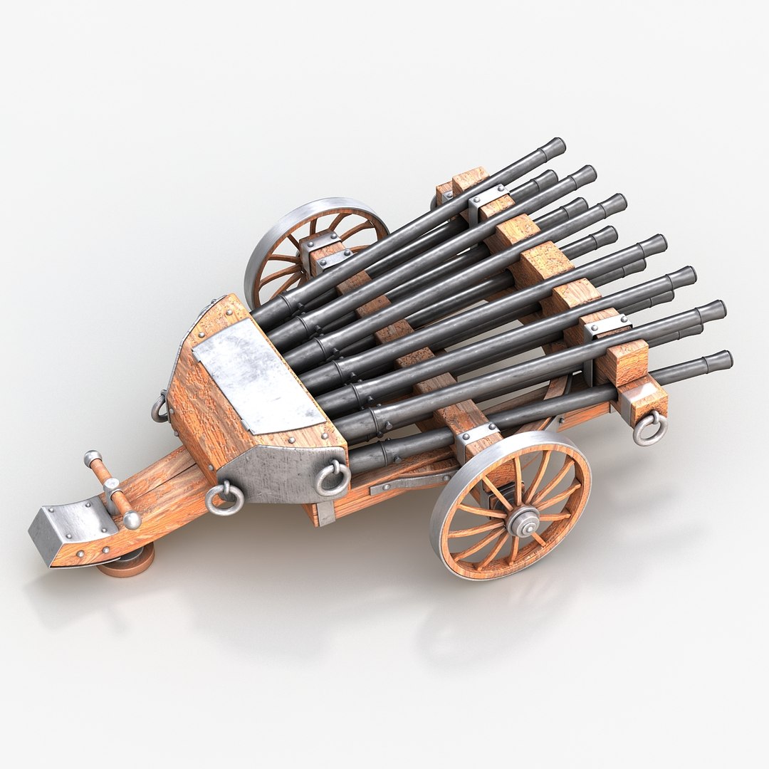 Cannons Medieval Projectiles 3d Max