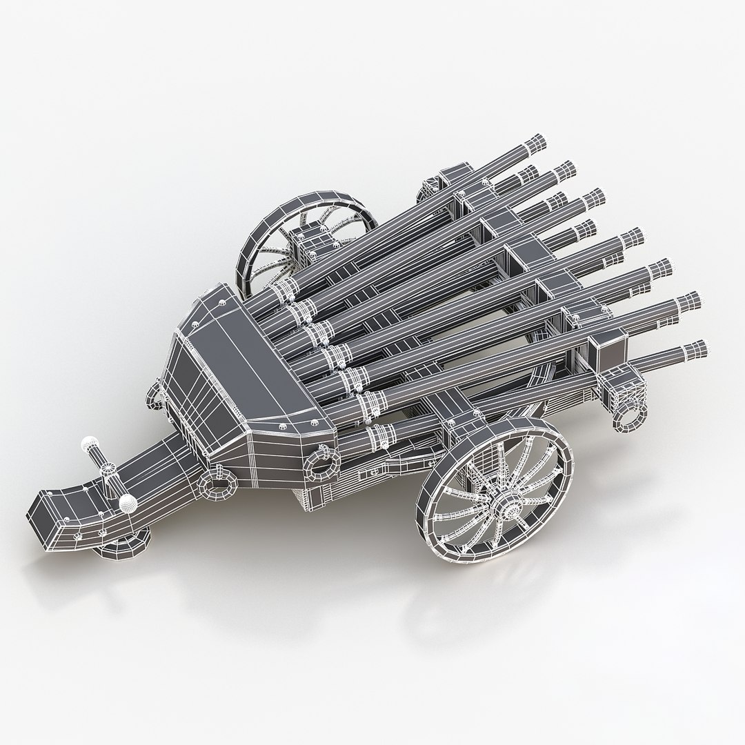 Cannons Medieval Projectiles 3d Max