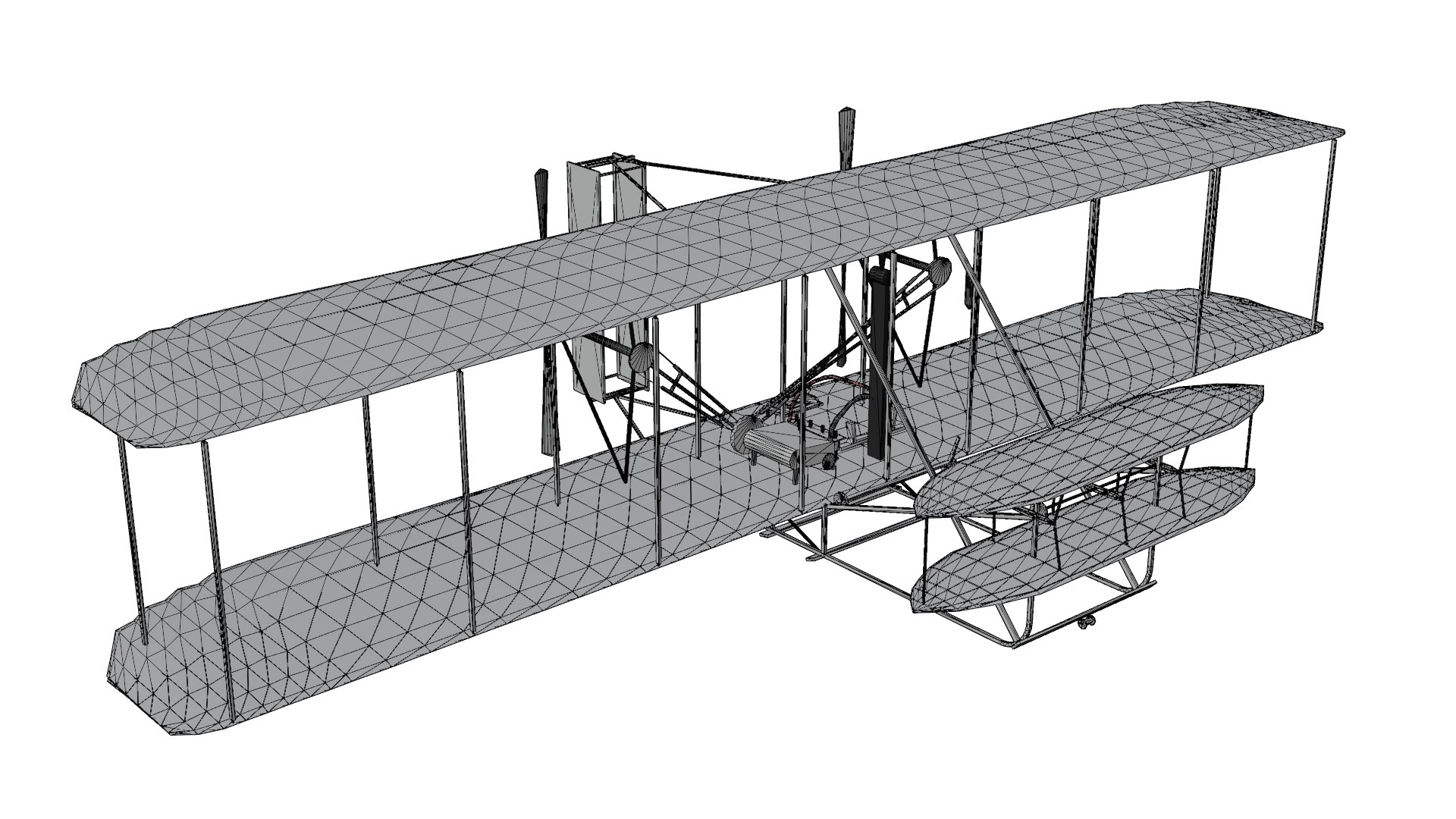 Wright Flyer 1903 3D Model - TurboSquid 2326243