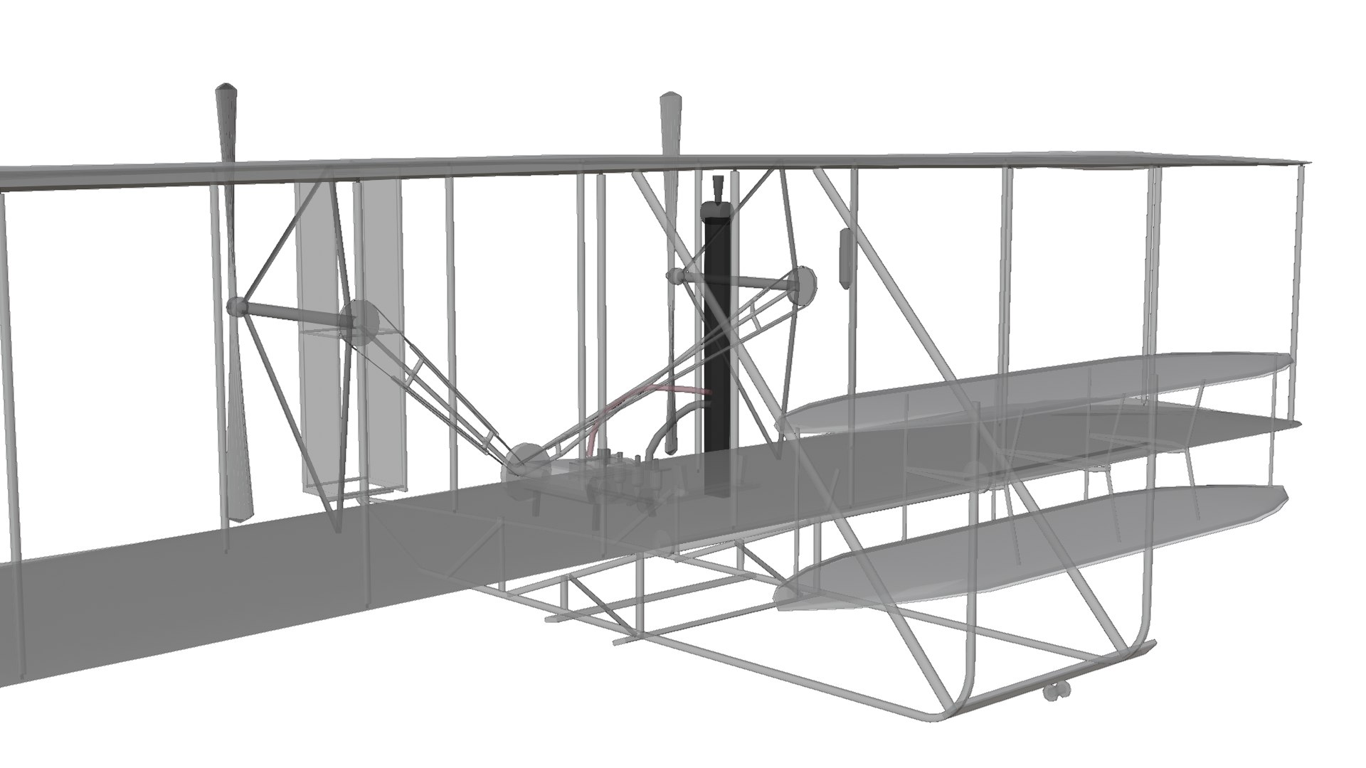 Wright Flyer 1903 3D Model - TurboSquid 2326243