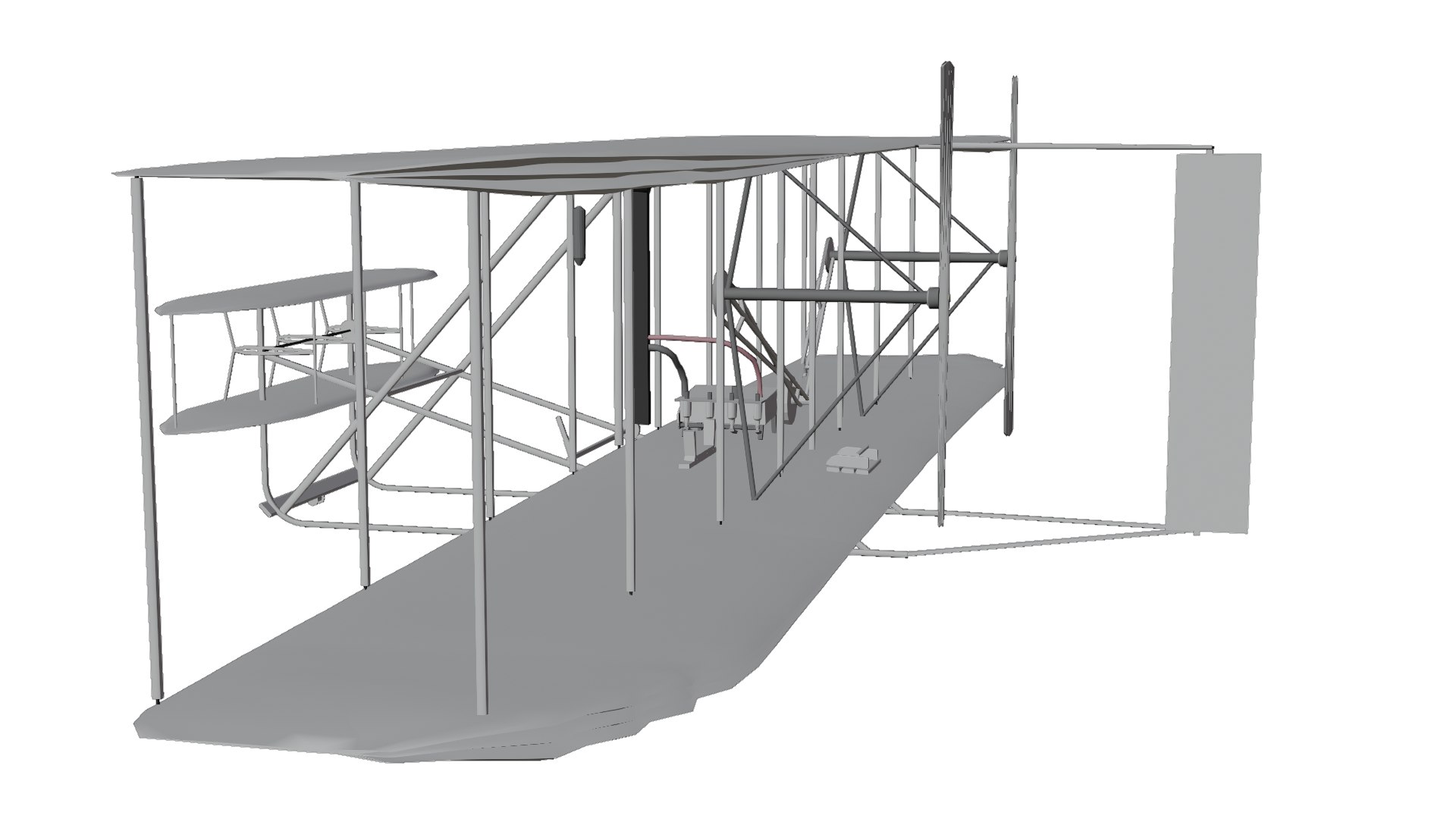 Wright Flyer 1903 3D Model - TurboSquid 2326243