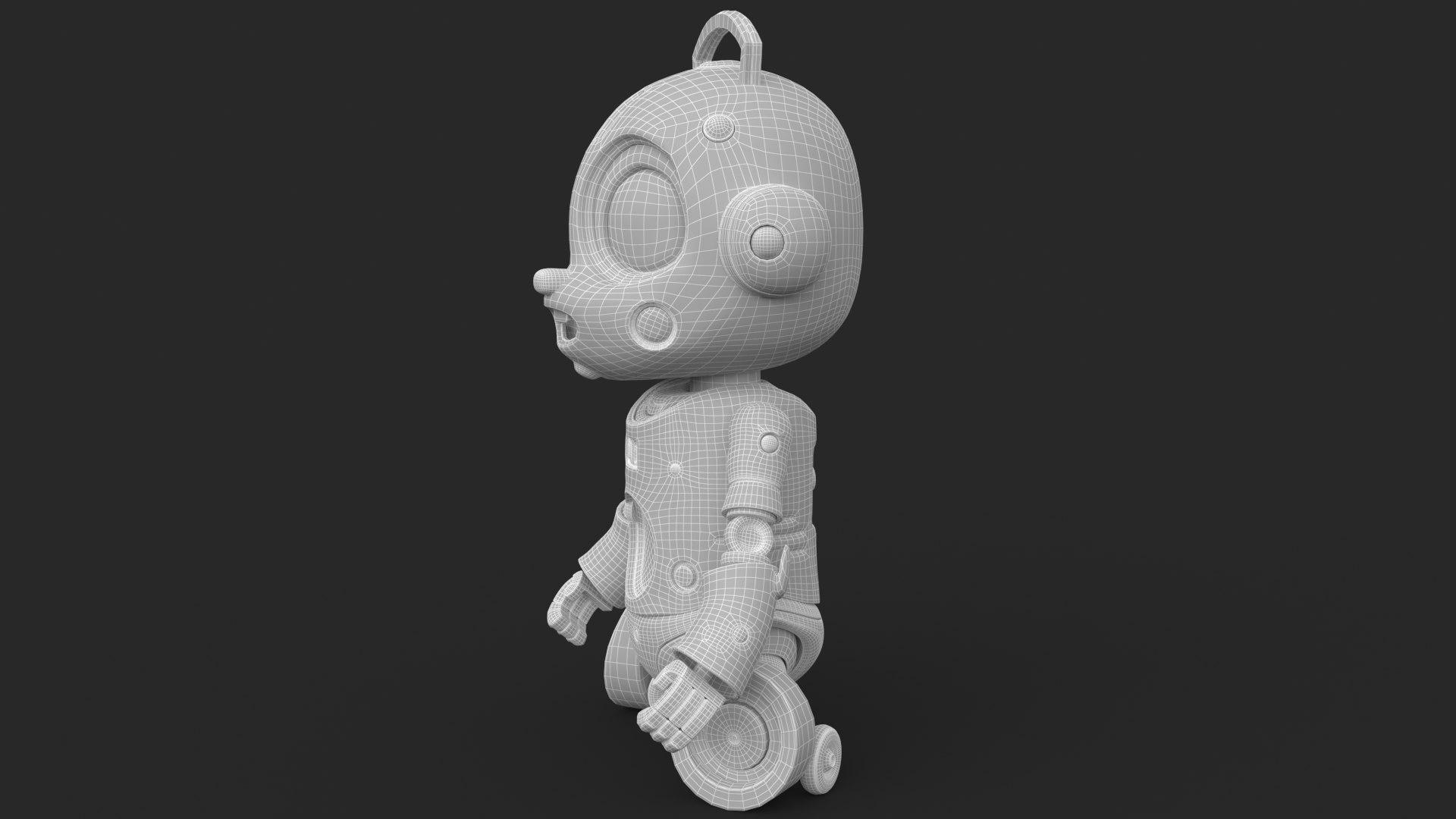 3D Cute Robot Child Clay - TurboSquid 2181820