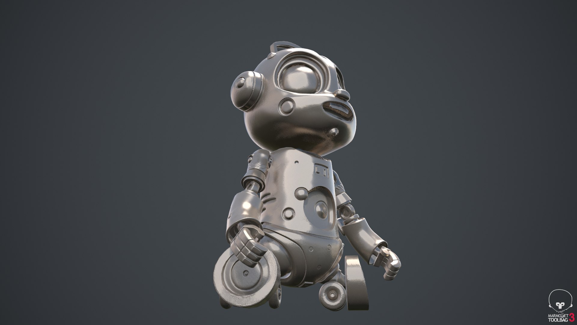 3D Cute Robot Child Clay - TurboSquid 2181820