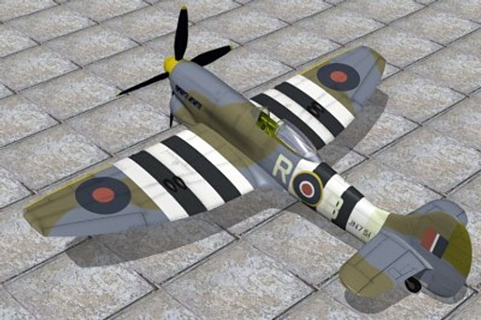 3d Model Hawker Fighter Tempest