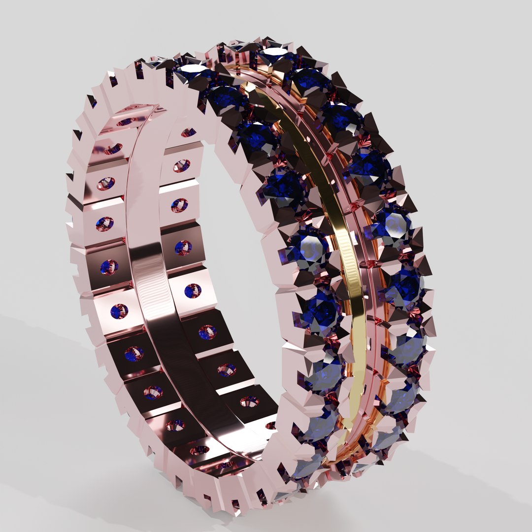 3D Gold Pattern Ring 01 - TurboSquid 1979722