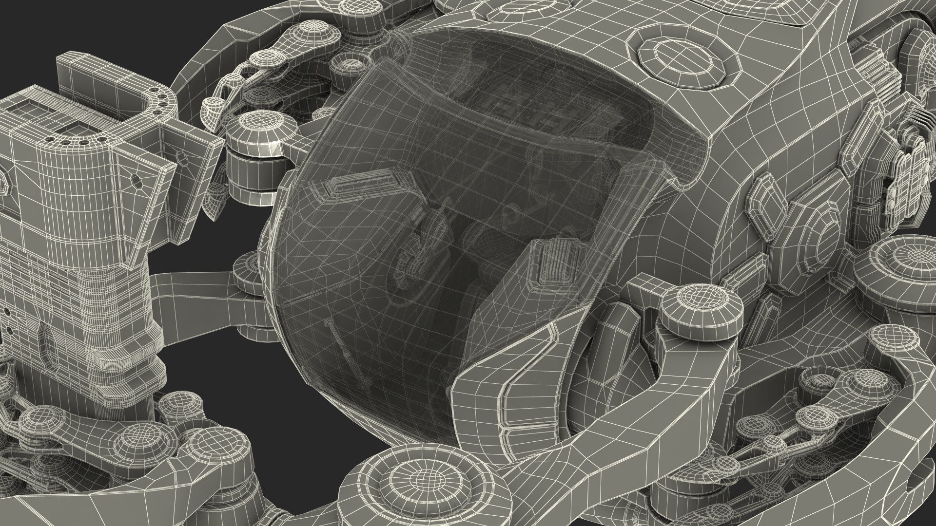 Sci Fi Repair Spaceship Rigged 3D Model - TurboSquid 2351948