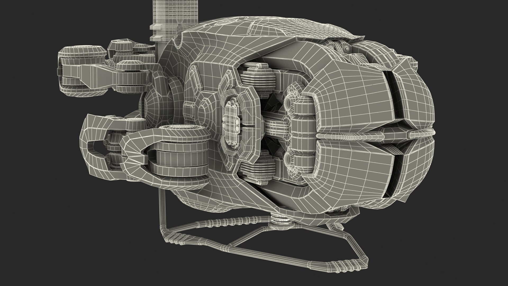 Sci Fi Repair Spaceship Rigged 3D Model - TurboSquid 2351948
