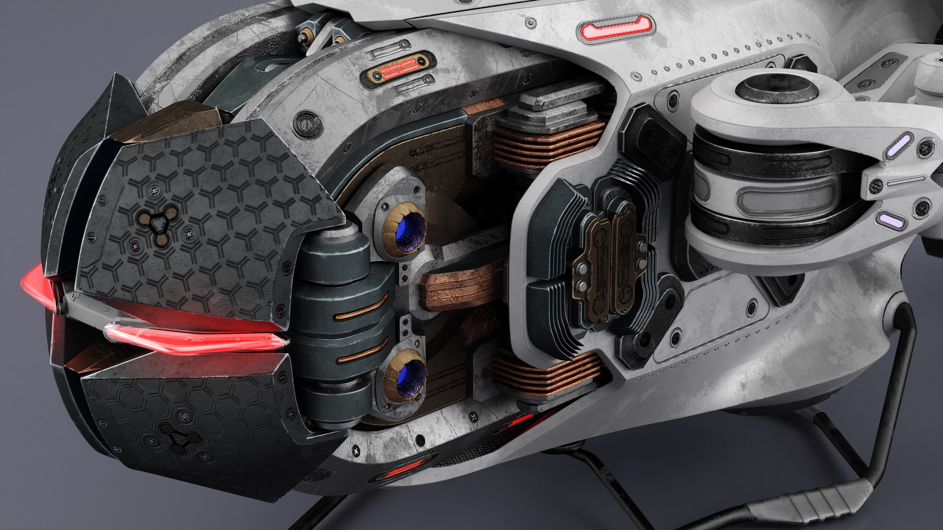 Sci Fi Repair Spaceship Rigged 3D Model - TurboSquid 2351948