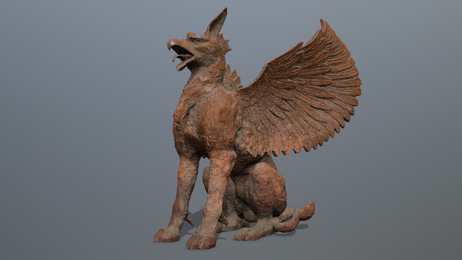 Statue Creature 3D Model - TurboSquid 2054429