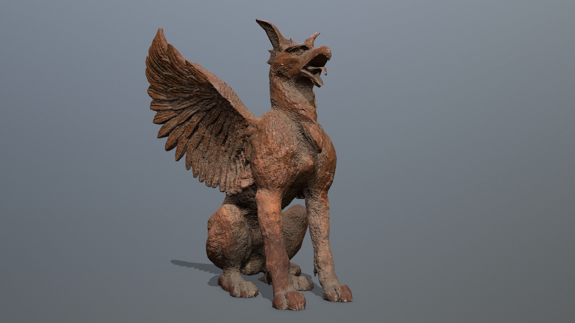 Statue Creature 3D Model - TurboSquid 2054429