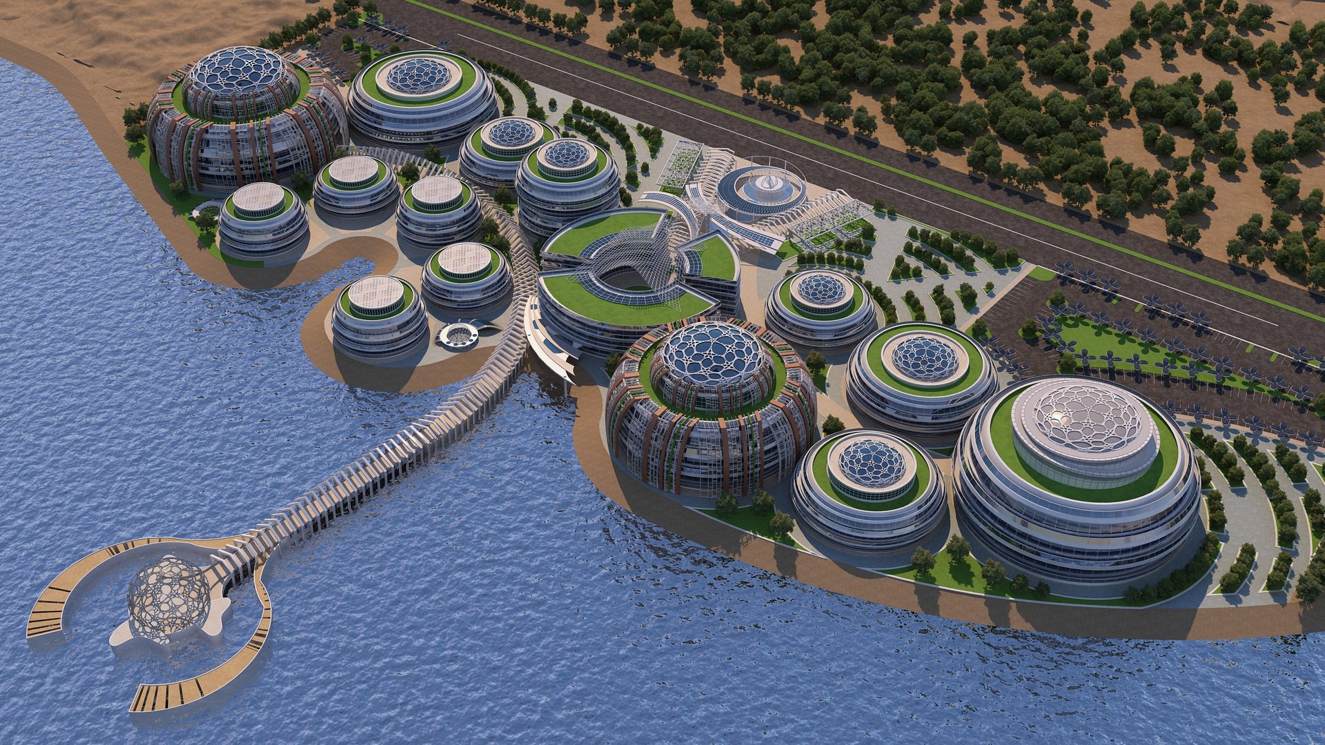 0178 - Business Park Architecture 3D Project - 2D Drawings 3D Model ...