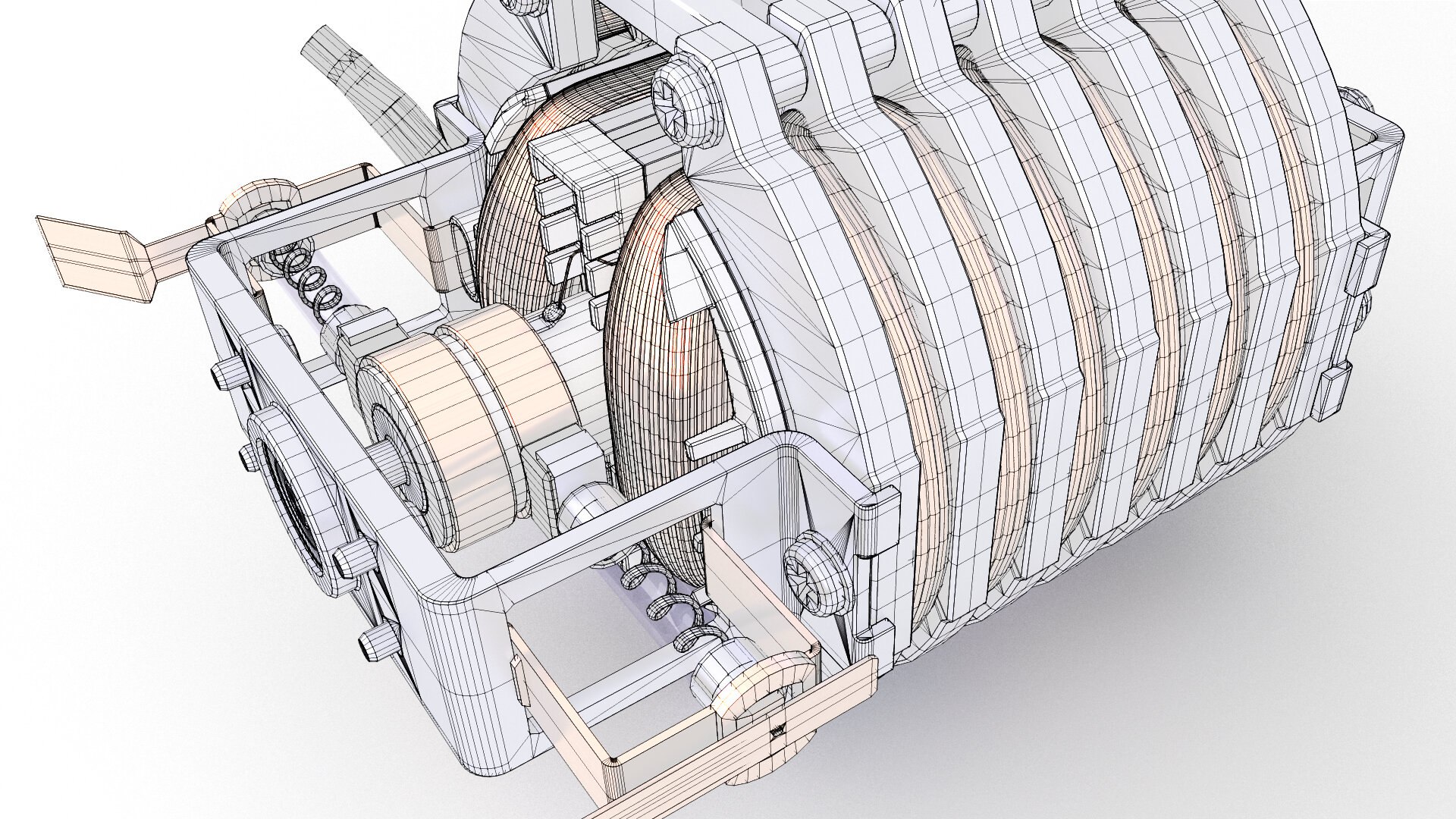Steampunk Electric Motor Model - TurboSquid 1581269