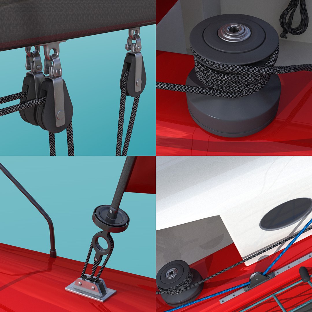 3d Ultim Class Trimaran Model