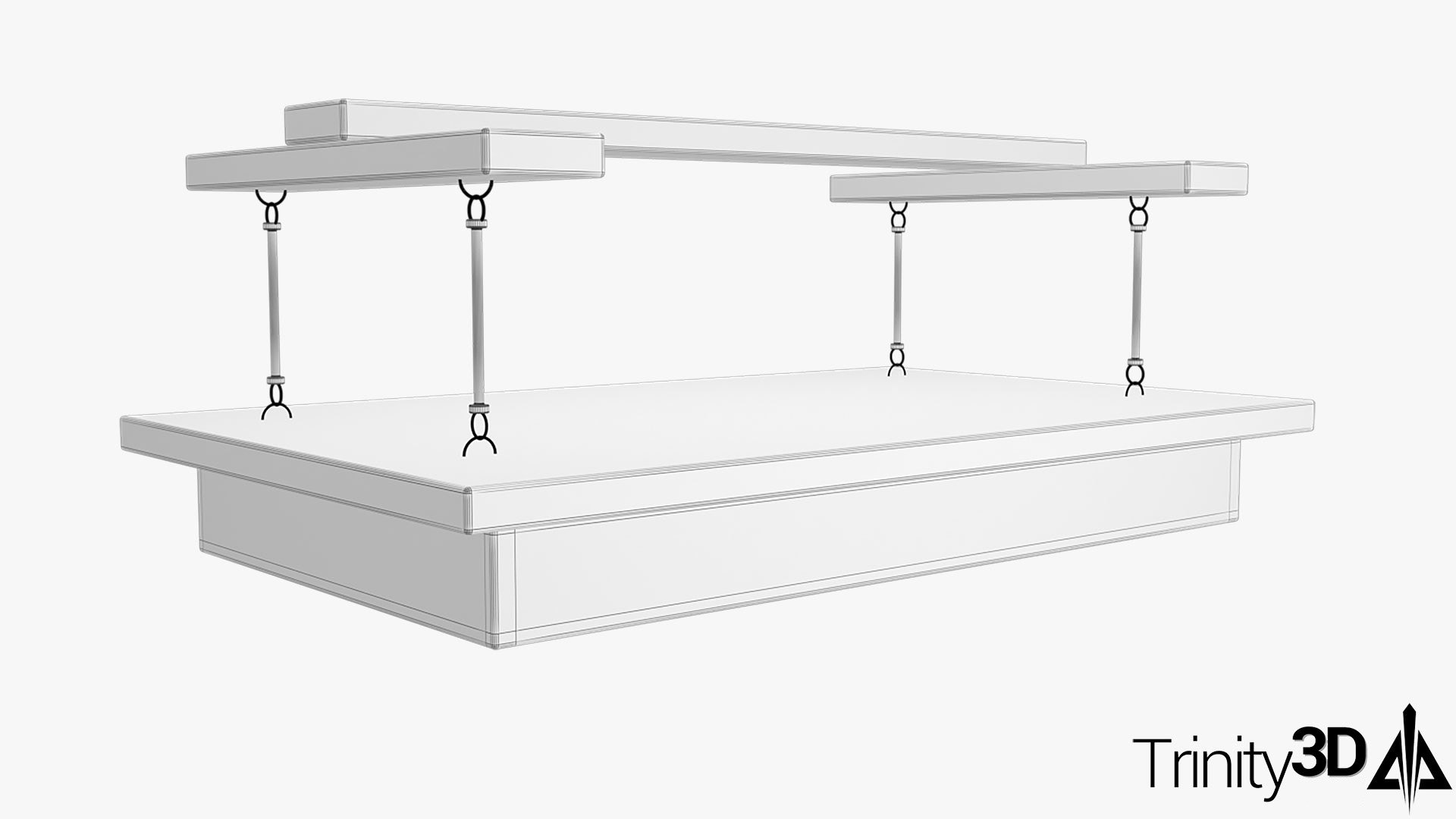 Boxy Hanging Lamp 3D Model - TurboSquid 1749079