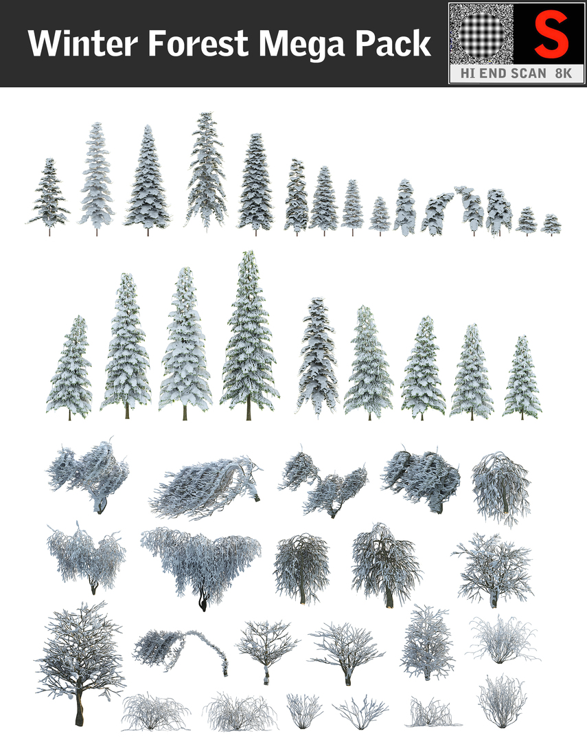 winter forest mega pack max