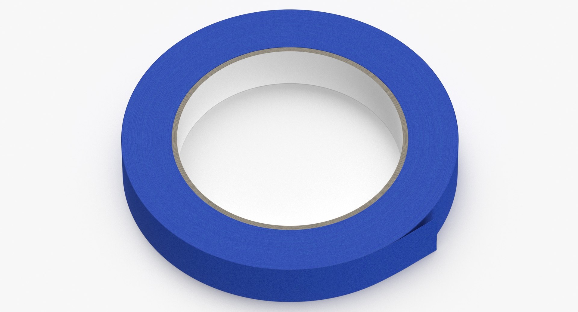 Masking Tape 2 Inch Beige And Blue 3D - TurboSquid 2098392