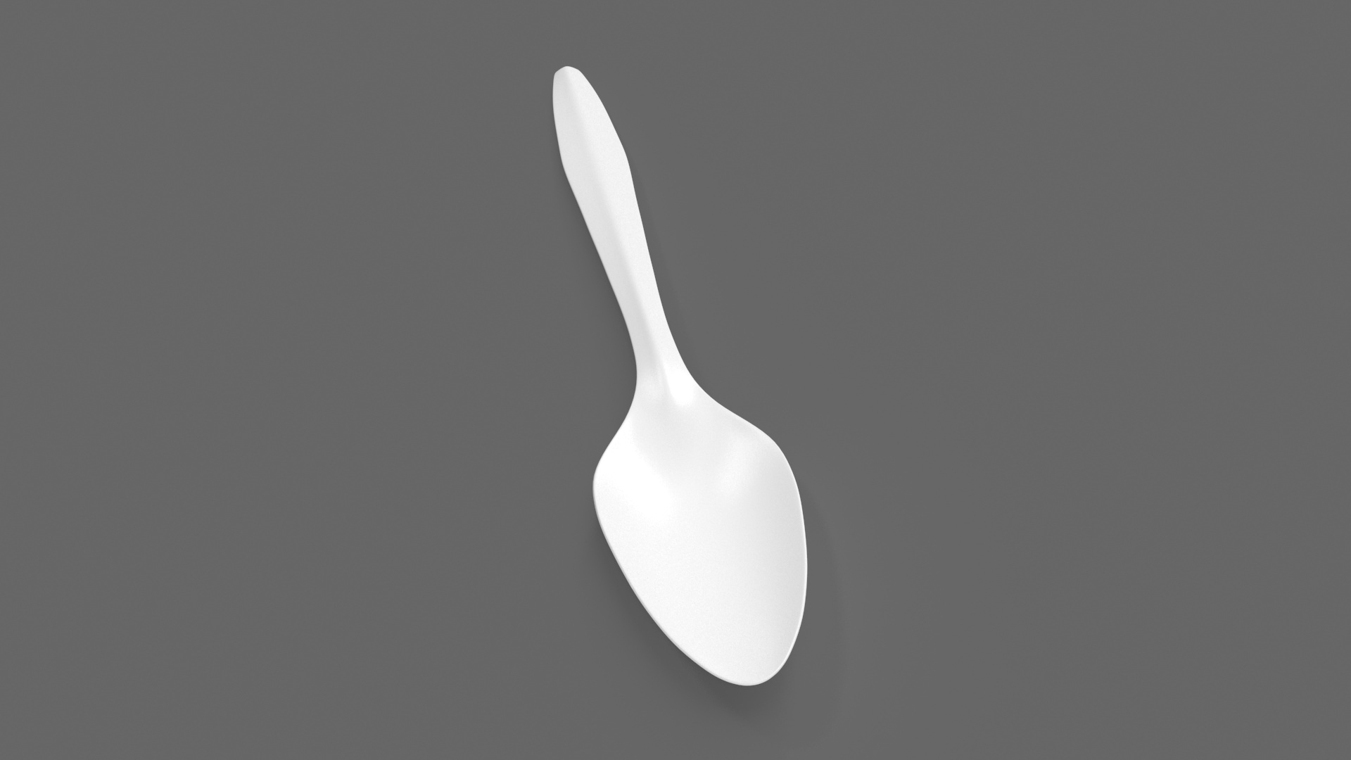 Realistic Plastic Spoon 3D Model - TurboSquid 2199174