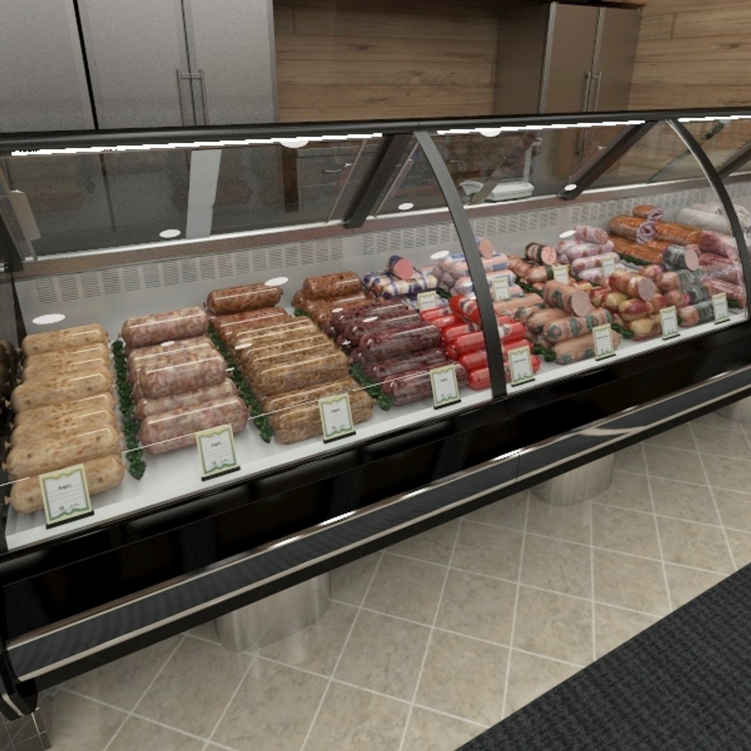 Hd Food Butcher Shop 3D Model | 1143433 | TurboSquid