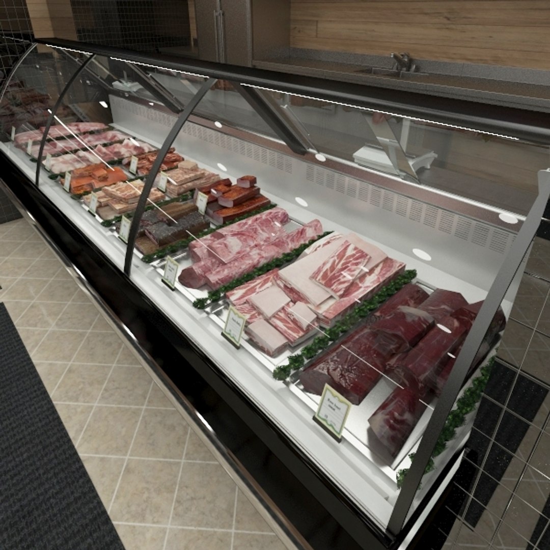 Hd Food Butcher Shop 3D Model | 1143433 | TurboSquid