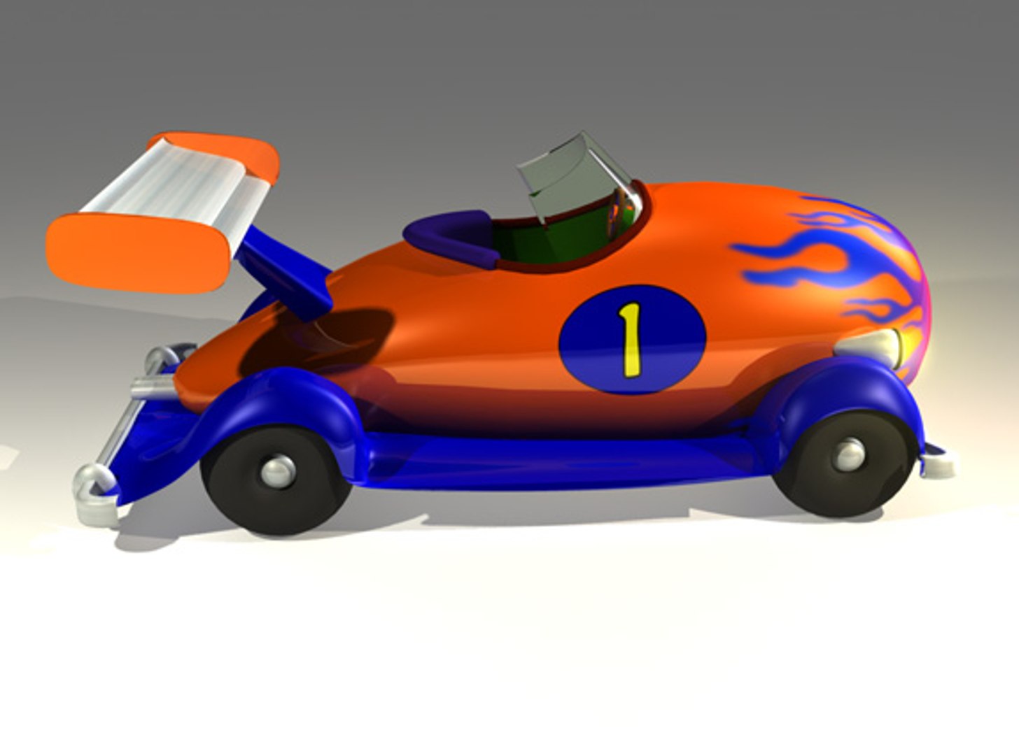 Maya Cartoon Car