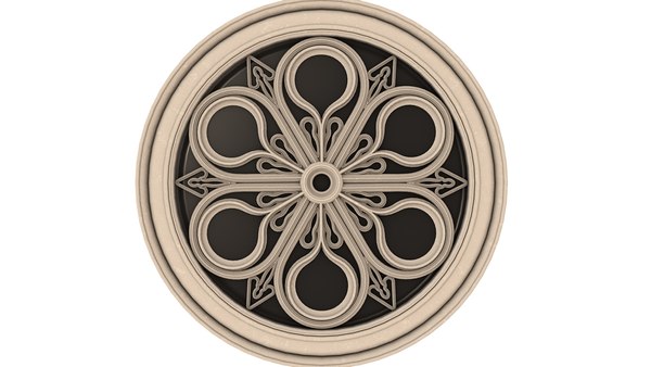 modèle 3D de Rosace gothique - TurboSquid 1814146