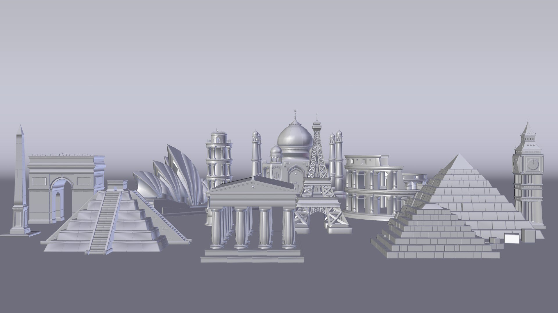 World Monuments 3D - TurboSquid 2279170