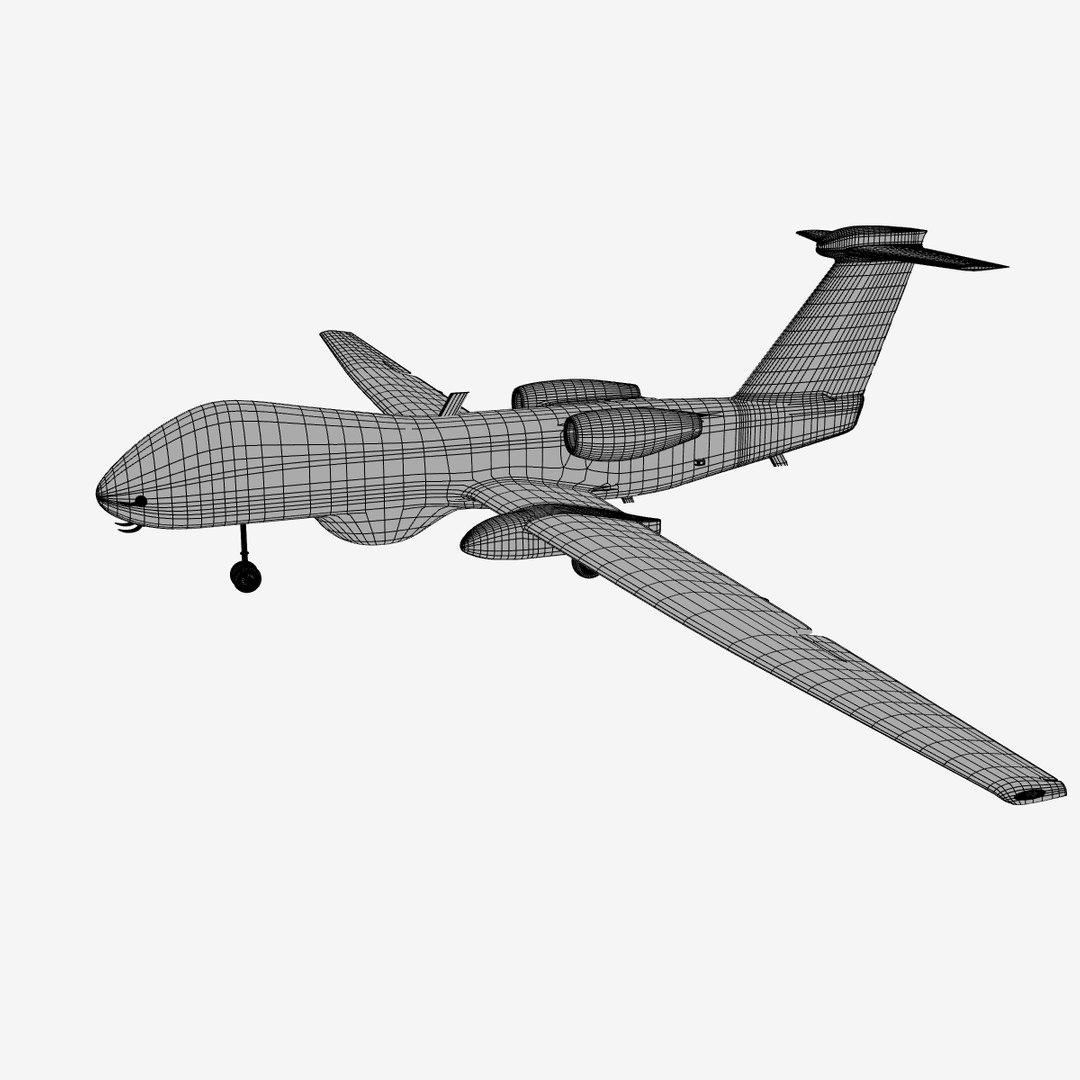 Cassidian Talarion Uav Drone 3d Model
