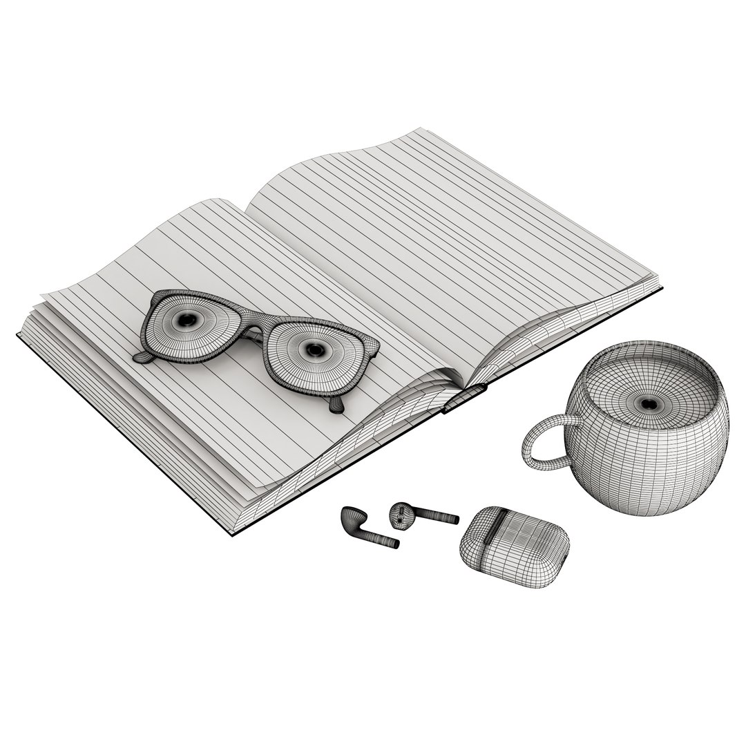 Open book 3D model - TurboSquid 1557544