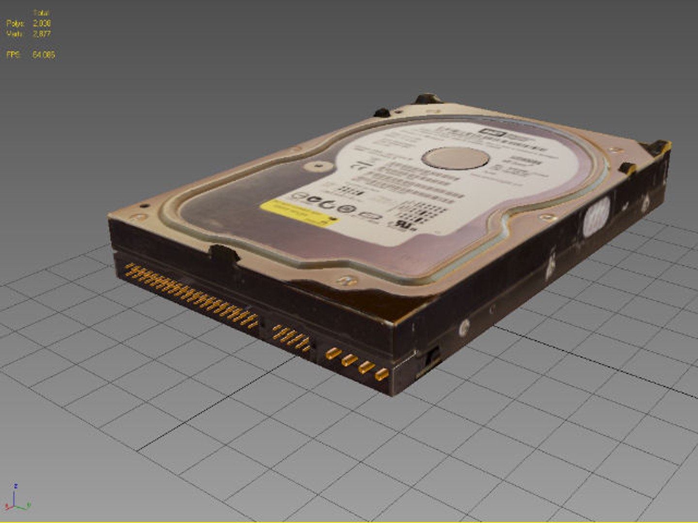 3d Model Hdd Hard Drive