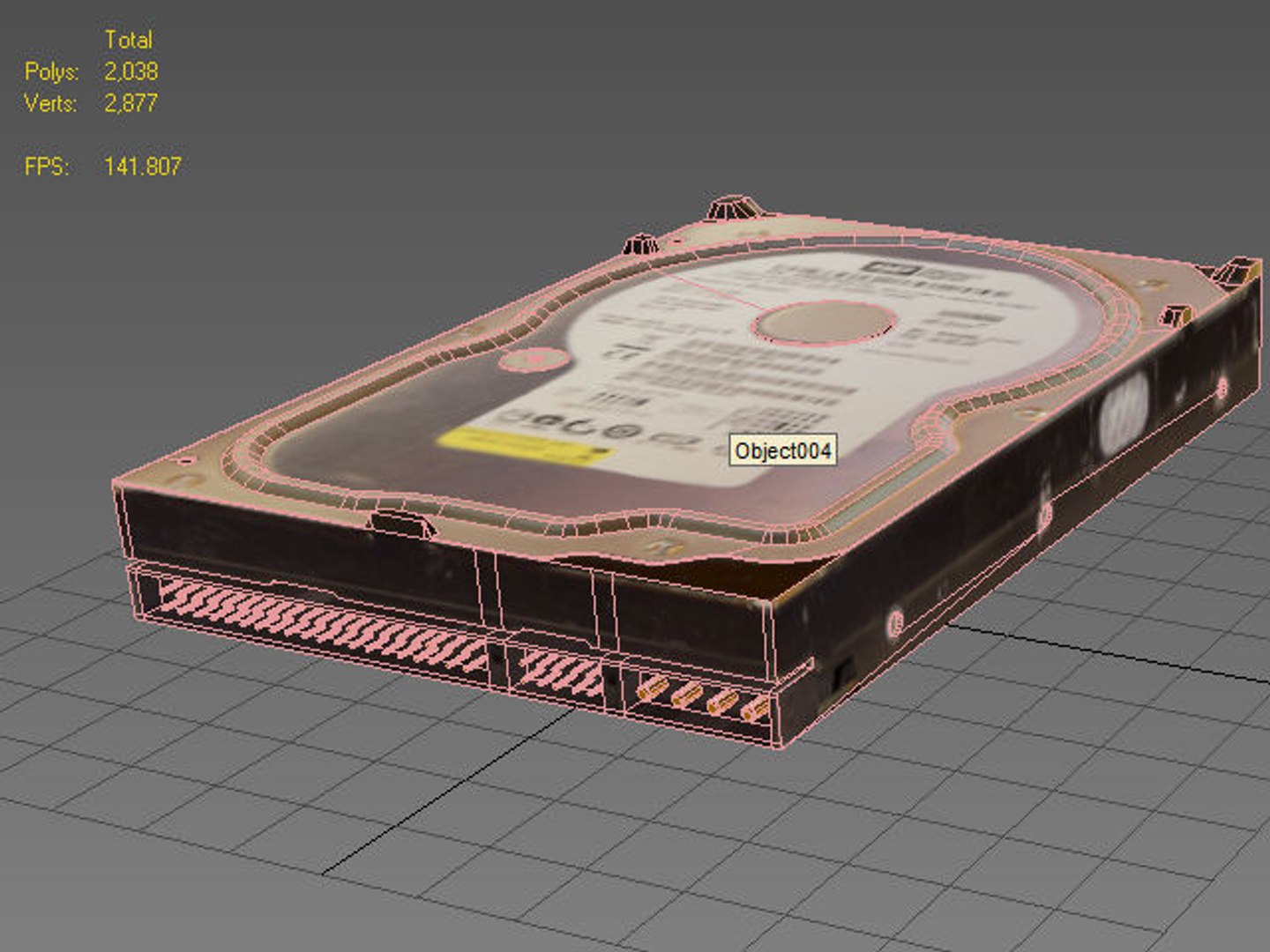3d Model Hdd Hard Drive