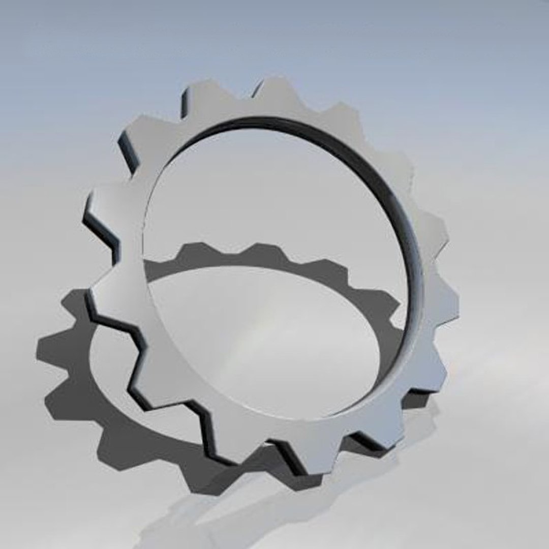 3d model cog wheel