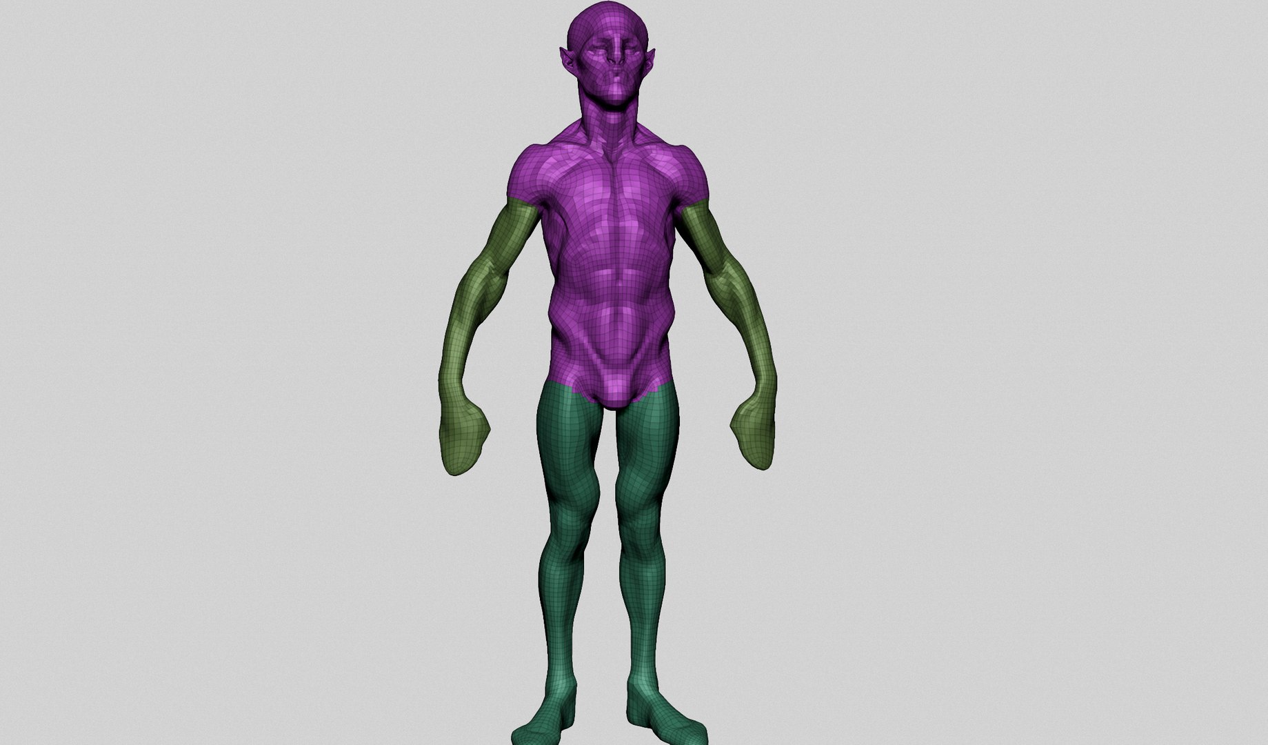 Base Creature Body B Model - TurboSquid 2198841