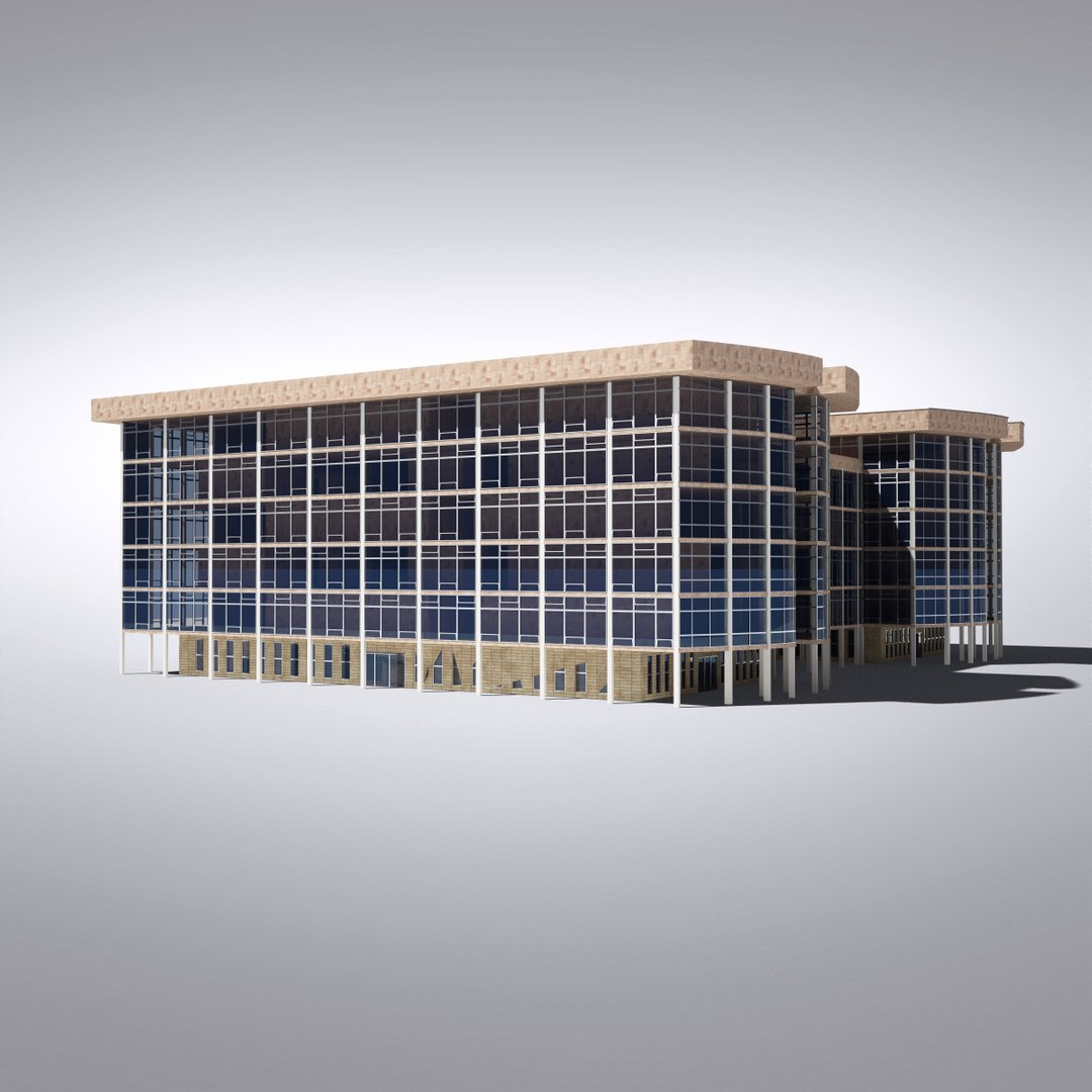 3d Model Modern Generic Building