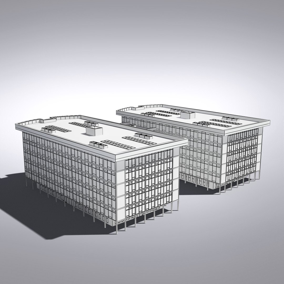 3d Model Modern Generic Building